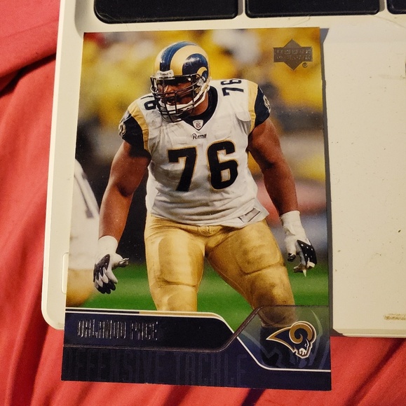 Other | Orlando Pace 18 Football Card | Poshmark